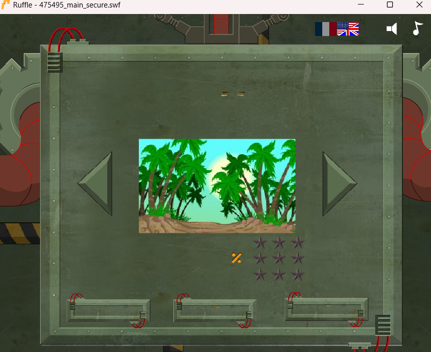 .: Mechanical Commando :.: Wonky title screen buttons and loading ...