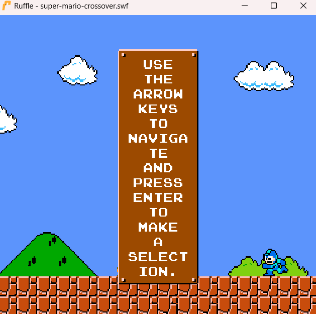 Super Mario Crossover: Doesn't start · Issue #8968 · ruffle-rs/ruffle ...