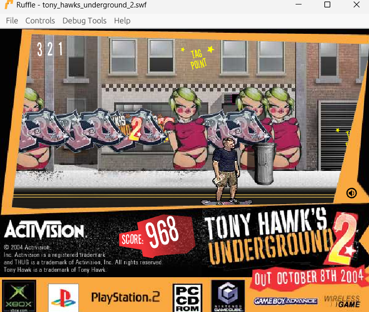 Tony Hawks Underground 2 Scrolling Spray Bug · Issue 11899 · Ruffle Rsruffle · Github 4584