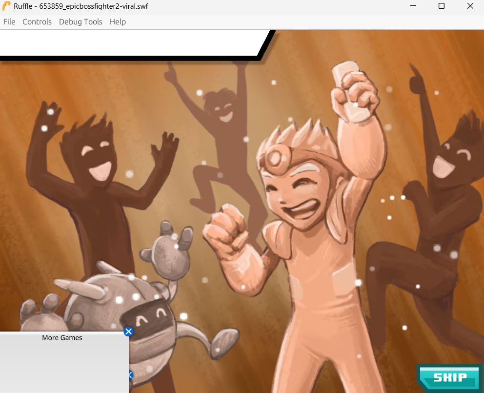 Epic Boss Fighter 2: Missing Text and softlock at game start · Issue #12277 · ruffle-rs/ruffle ...