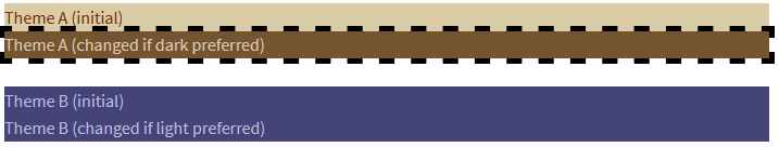 Make color theme used for `prefers-color-scheme` CSS feature align with ...