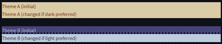 Make color theme used for `prefers-color-scheme` CSS feature align with ...