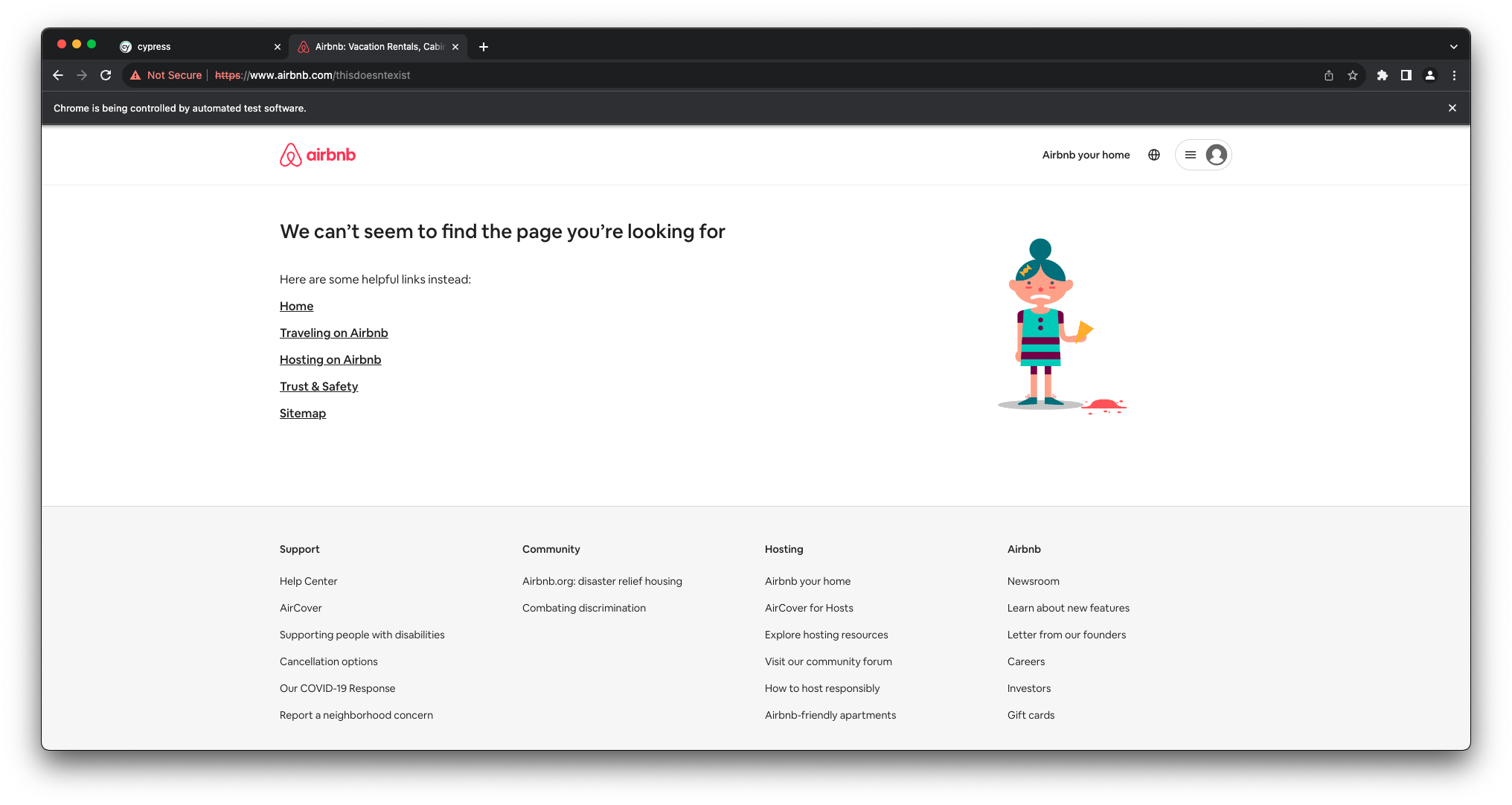 Cypress Hides The Error Pages Of Visited Websites · Issue 27643 · Cypress Io Cypress · Github