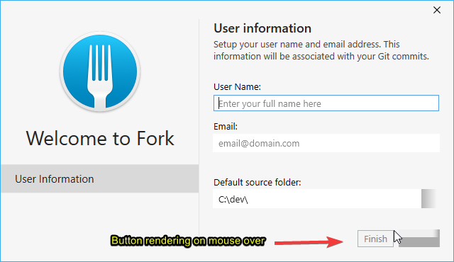 Strange rendering issues in both GUI and diff view on one computer · Issue #1266 · fork-dev ...