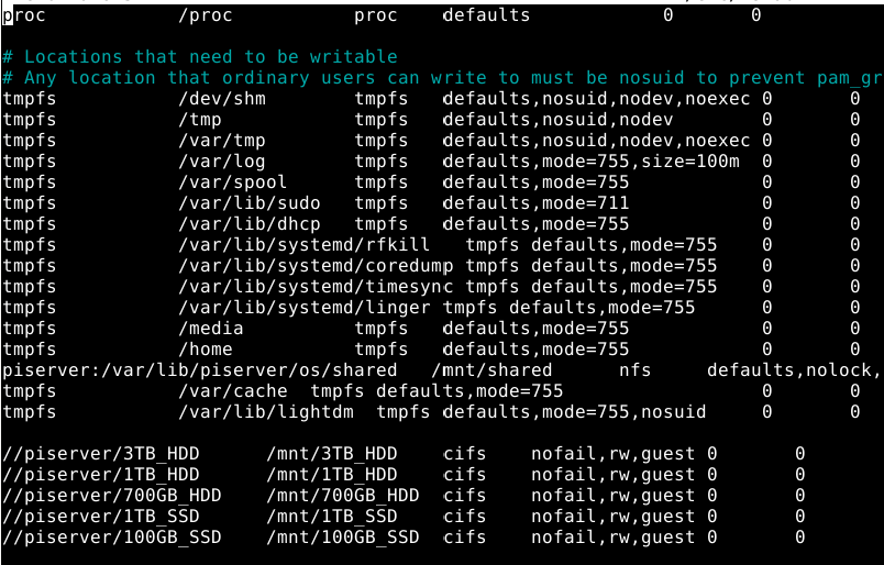 Using samba to access NAS · Issue #141 · raspberrypi/piserver · GitHub