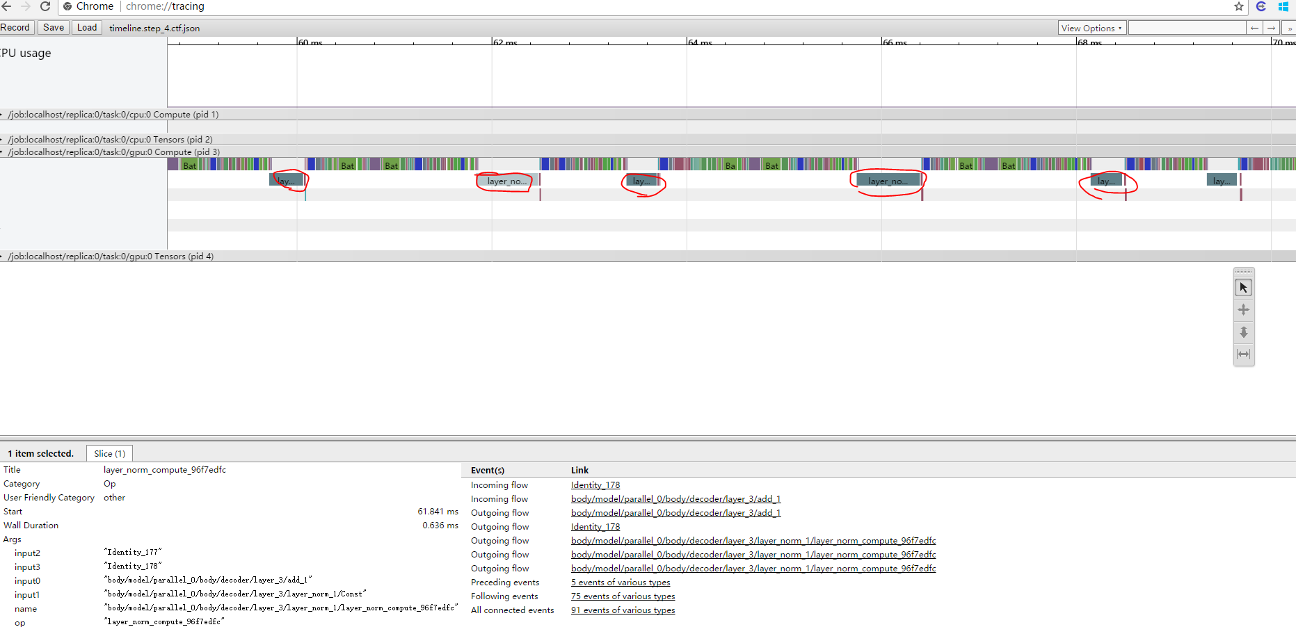 LayerNorm is extremely time consuming when computing gradient · Issue #149 · tensorflow ...