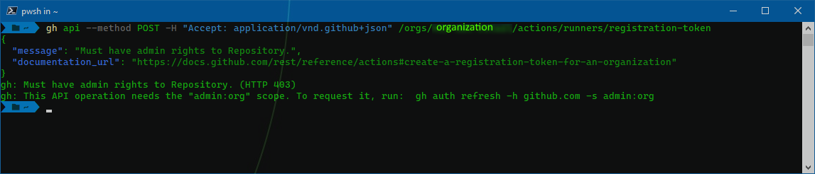 Generate Github self-hosted runner token · community · Discussion #35613 · GitHub