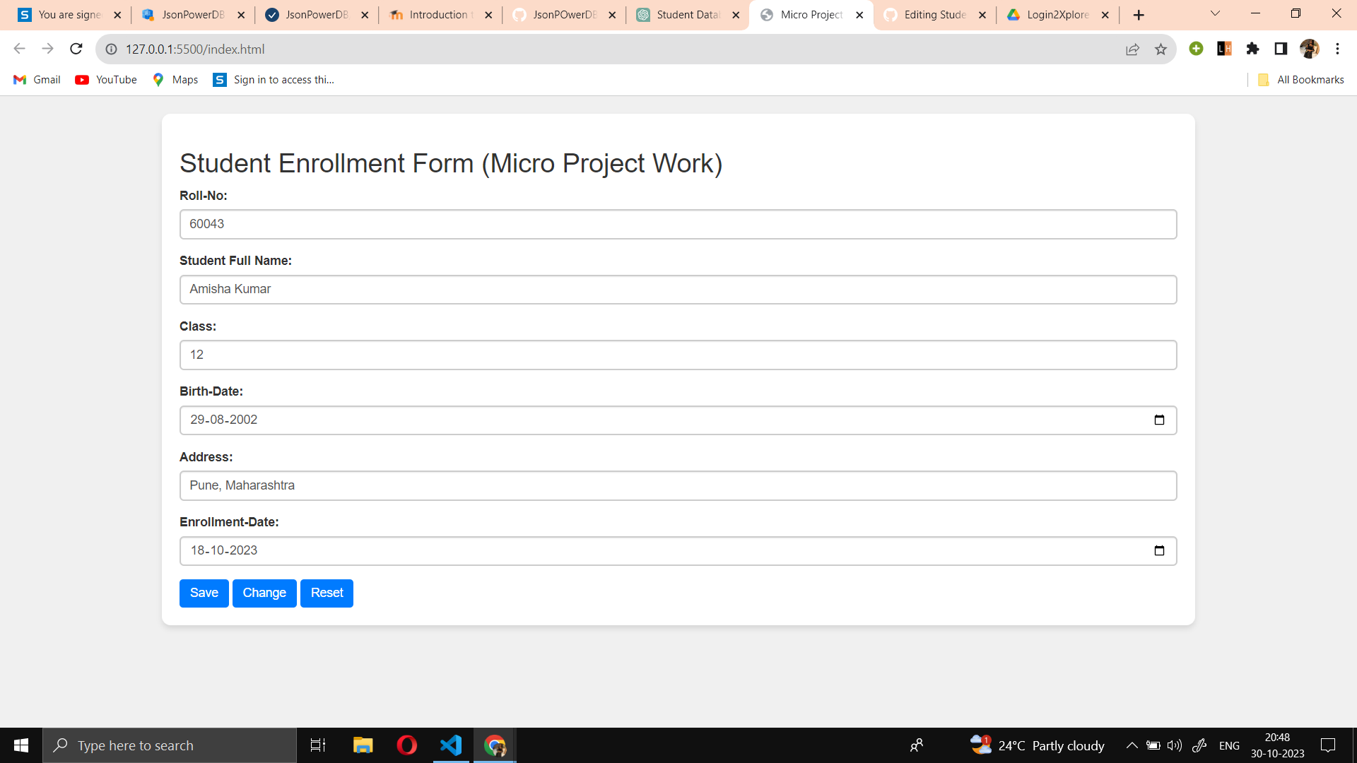 GitHub - Amishak29/StudentLogin2Xplore