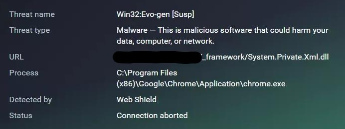 Blazor Webassembly Systemprivatexmldll Being Detected As Malware By Avg · Issue 31189