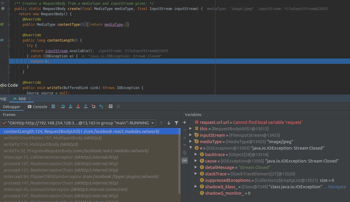 FlipperOkhttpInterceptor error in case of multipart/form-data requests · Issue #1691 · facebook ...