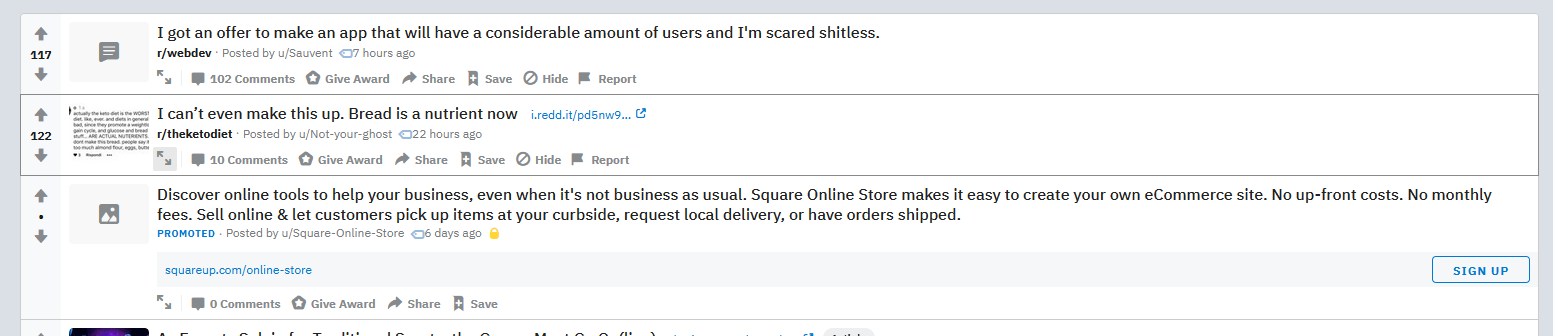 Promoted Posts On Reddit New Design Showing Up · Issue 7210 · Ublockorigin Uassets · Github