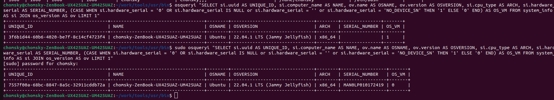 Getting `hardware_serial` number using `system_information` on Linux requires `sudo` · Issue ...