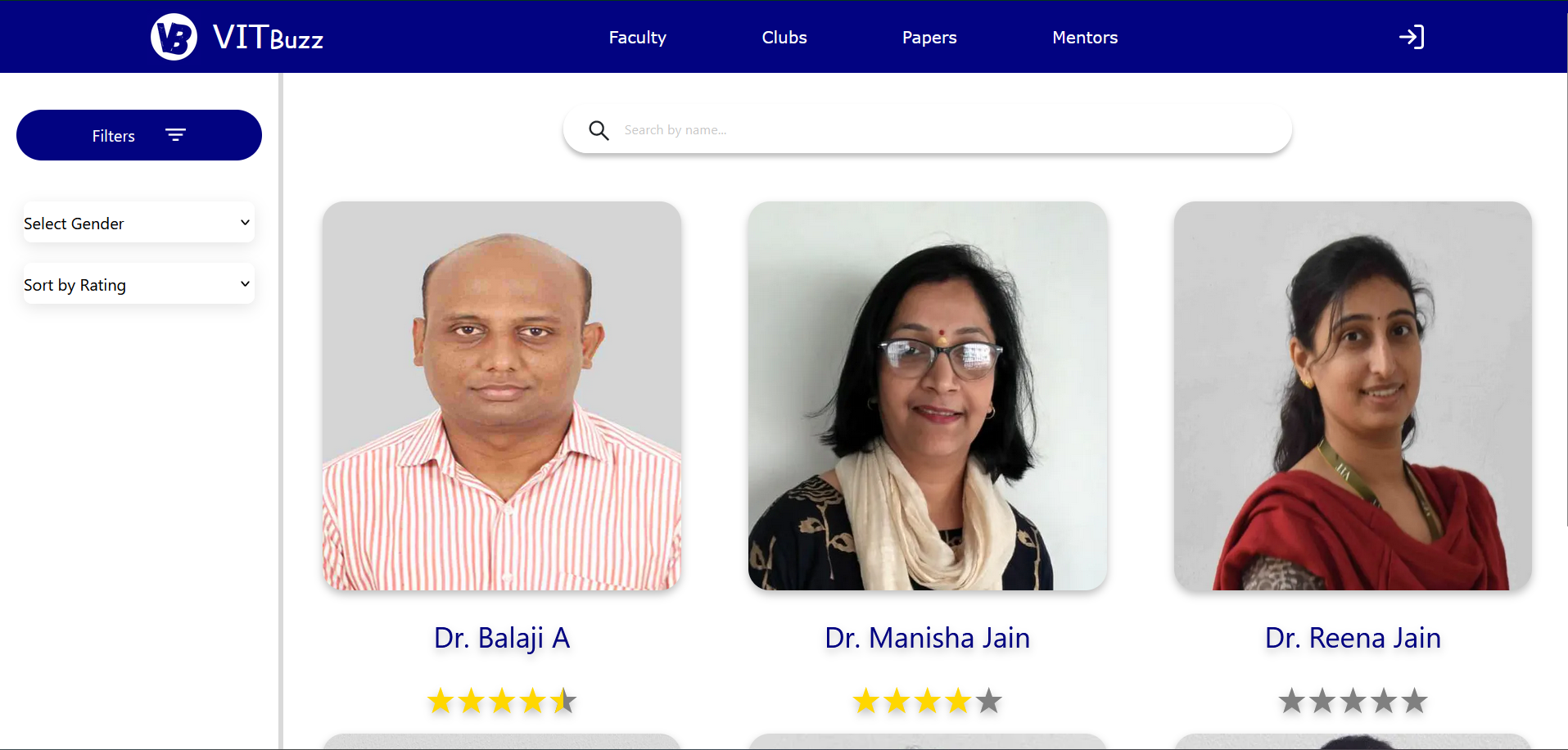 GitHub - tanwarAalok/VITBuzz: A platform for students of VIT Bhopal to rate & review faculty ...