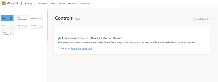 [Feature]: Add an entry-point for React v9 to the current website ...