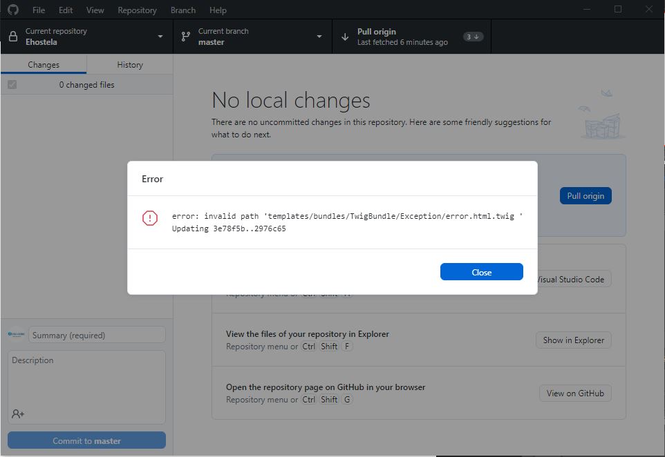 Template error · Issue #15083 · desktop/desktop · GitHub