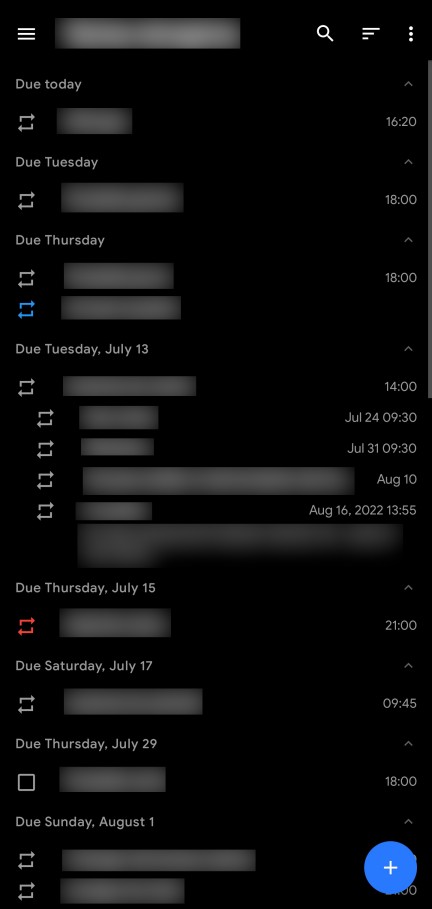 Sorting completely broken in "My Tasks" and filters, works fine in ...