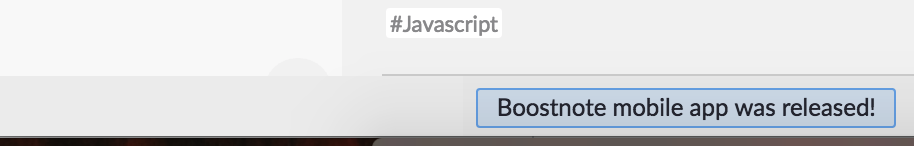 Notification bar should be able to hide · Issue #886 · BoostIO/BoostNote-Legacy · GitHub