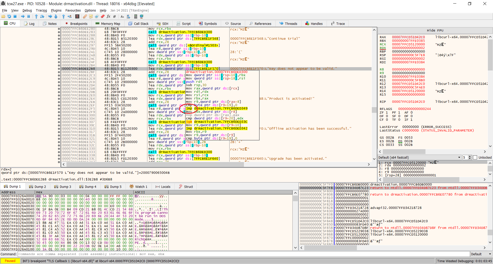 The patch I have created won't run · Issue #2595 · x64dbg/x64dbg · GitHub