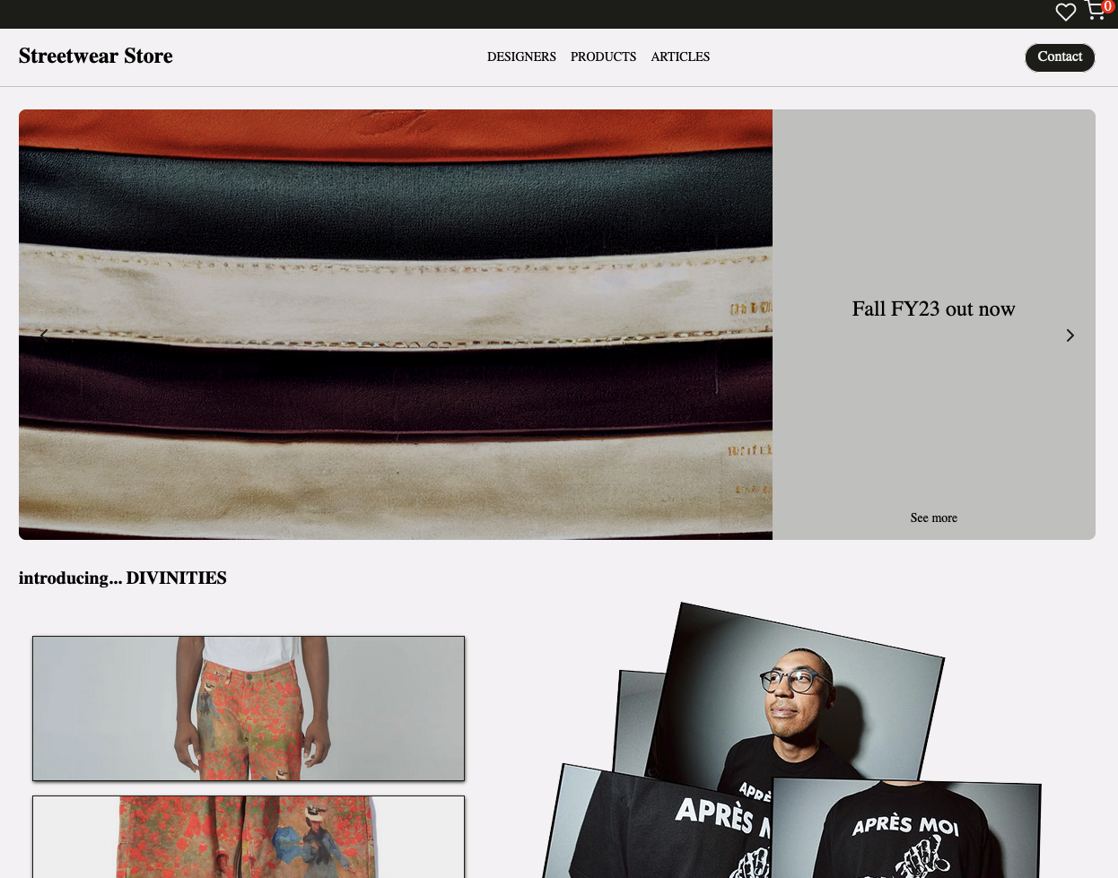 GitHub - samuelho-dev/Fashion-Ecommerce-Site: React e-commerce front end for a streetwear ...