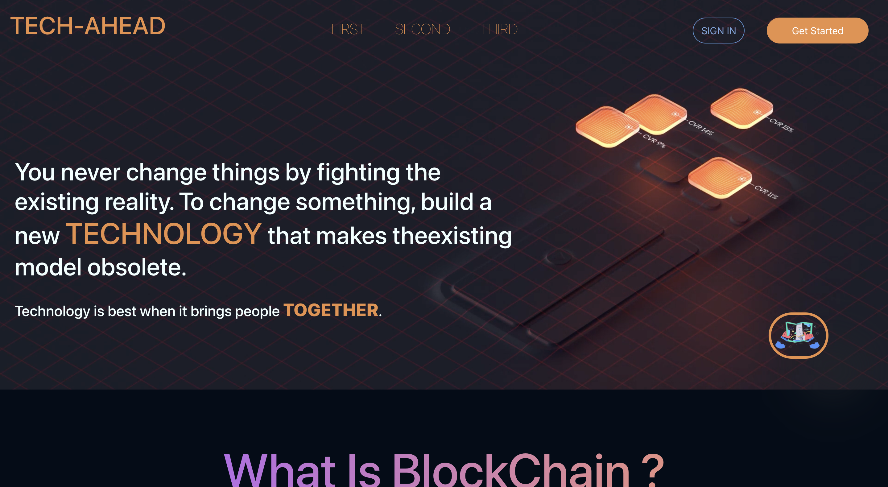 GitHub - SuperAayush/TECH-AHEAD