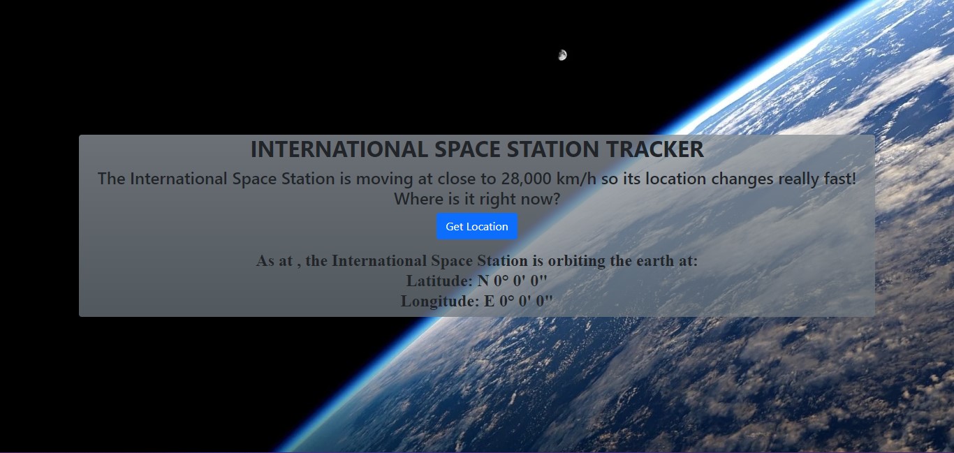 GitHub - tryraisins/iss-tracker