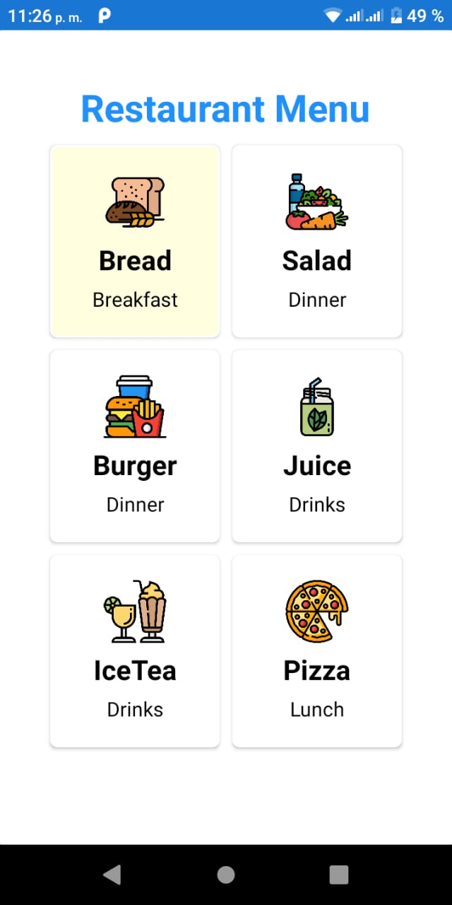 GitHub - juan2305/MenuApp: This is a MenuApp with MVVM, ContenView and Styles Implementation