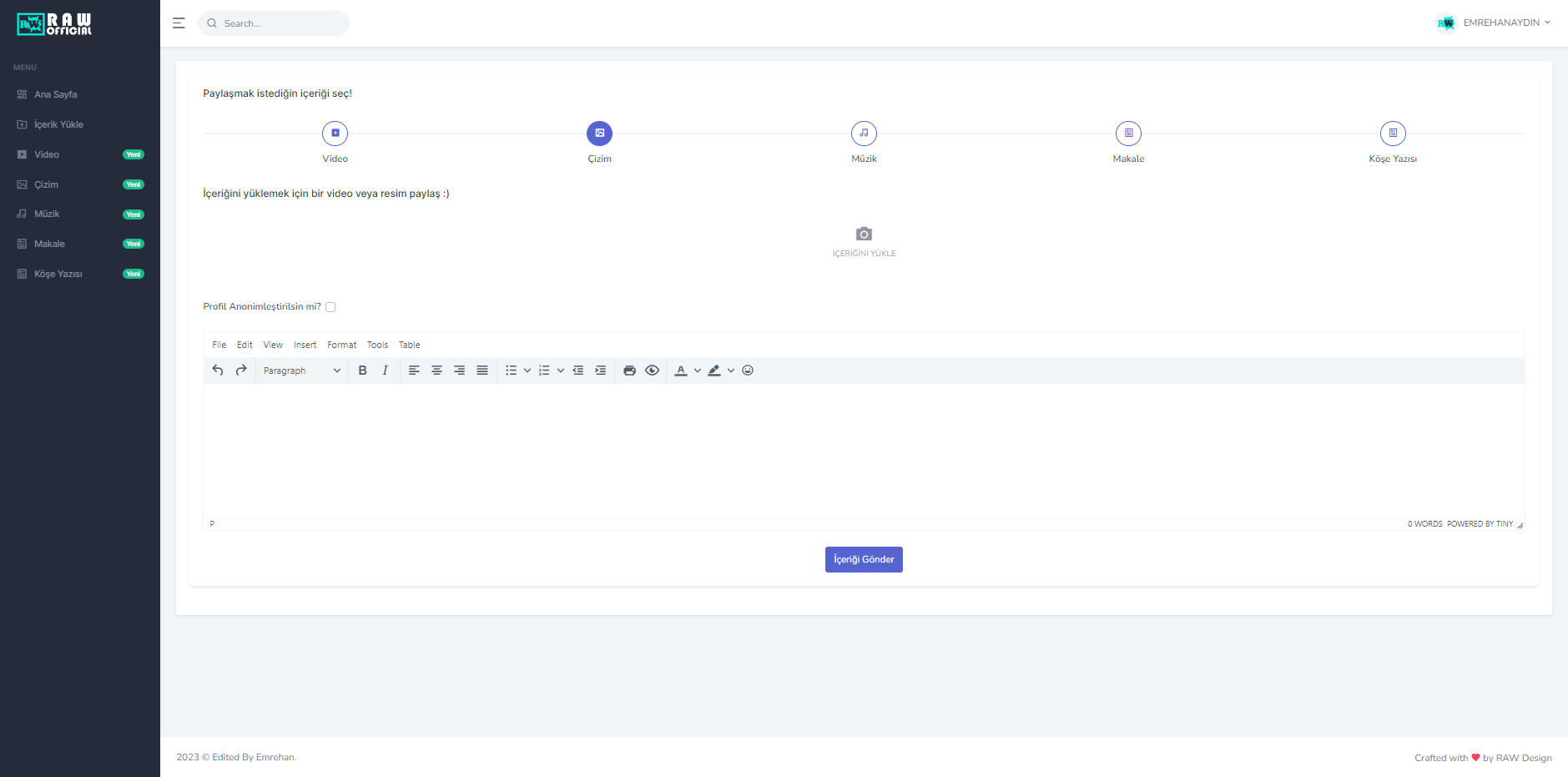 GitHub - Emrehan-Aydin/RAW-Platform