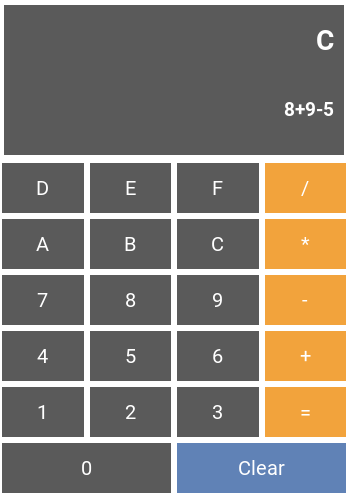 GitHub - ashok159/Hexadecimal-Calculator: A hexadecimal calculator ...
