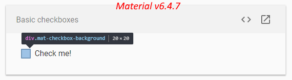Material Checkbox become smaller size - After update to version 7.x · Issue #14277 · angular ...