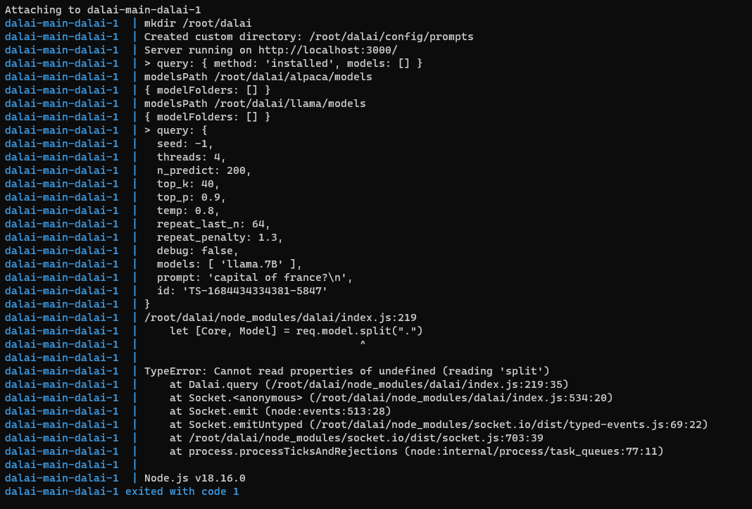 Windows Installation Error · Issue #439 · cocktailpeanut/dalai · GitHub