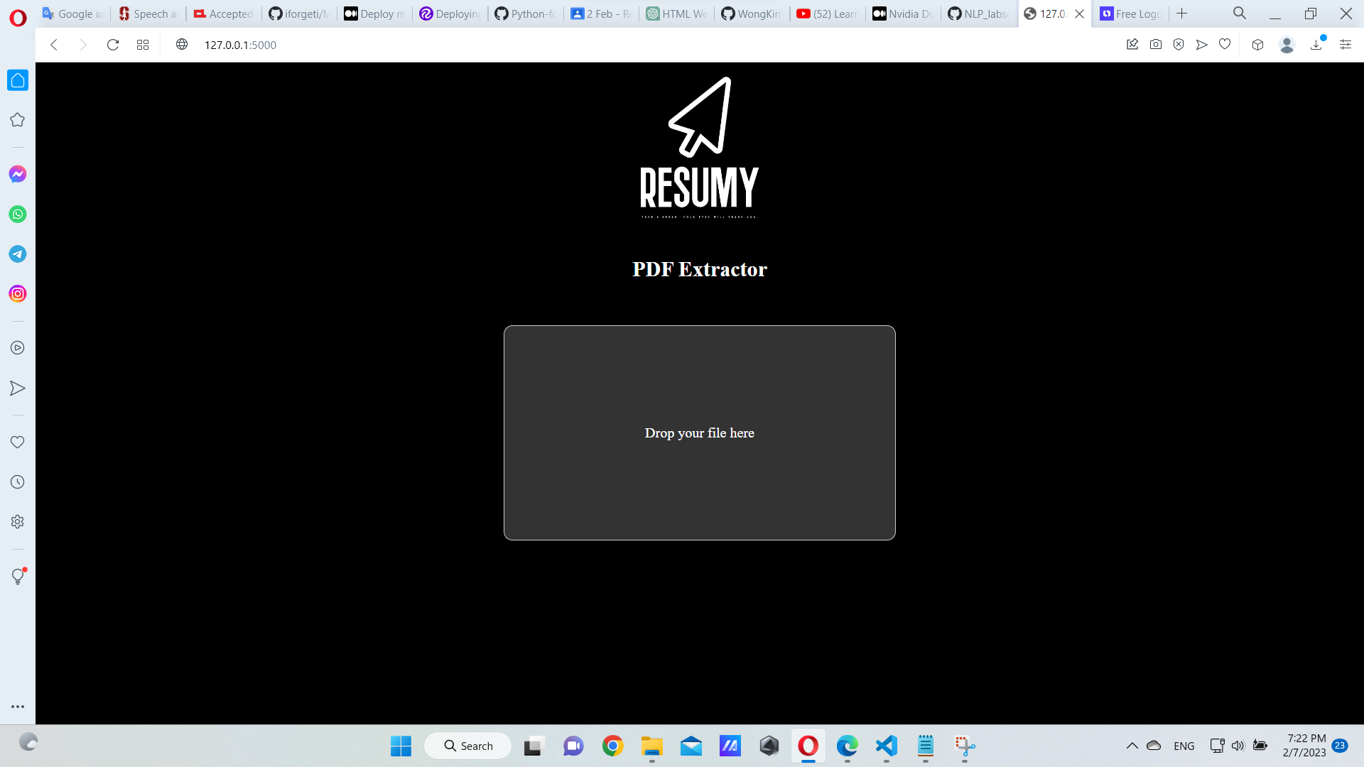 GitHub - PoohNB/flask-resume-extractor-with-spaCy