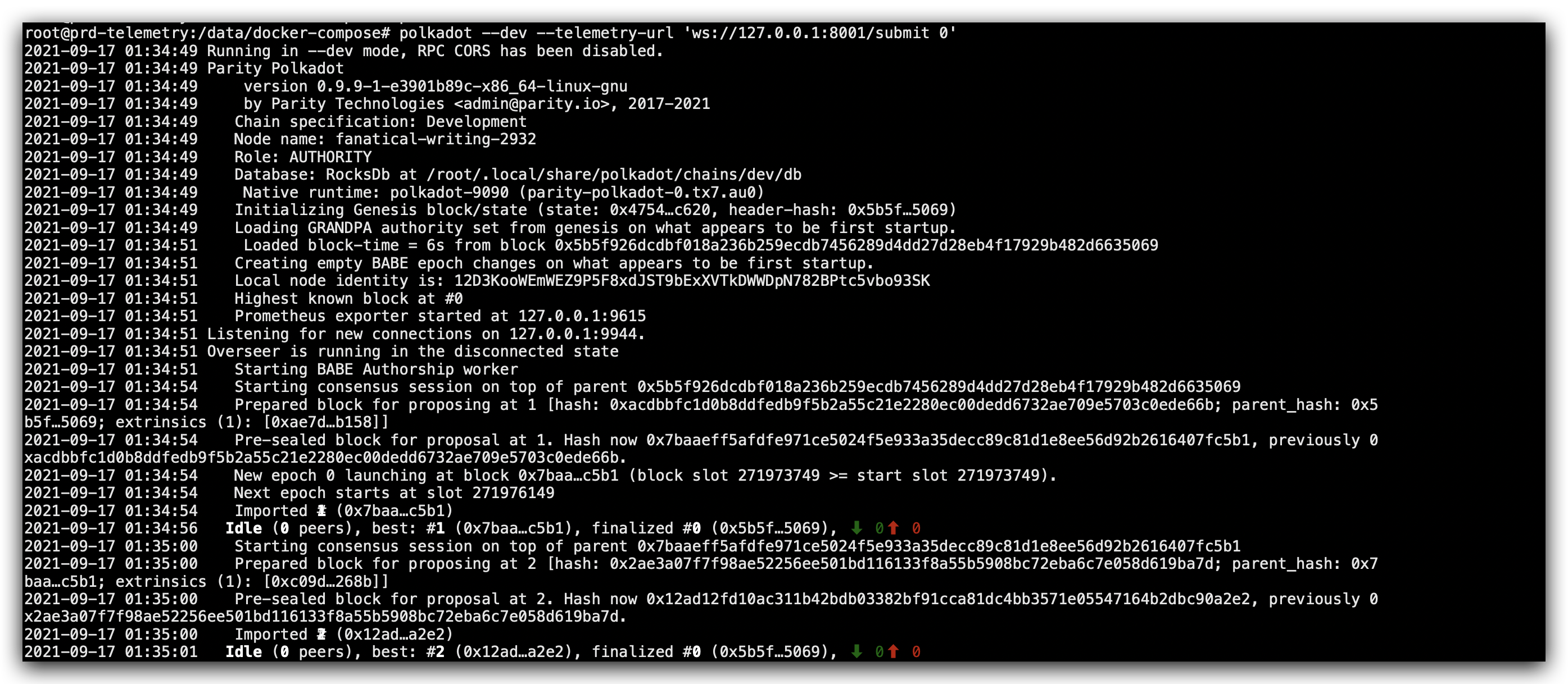 Stuck when accessing the front-end page · Issue #401 · paritytech/substrate-telemetry · GitHub