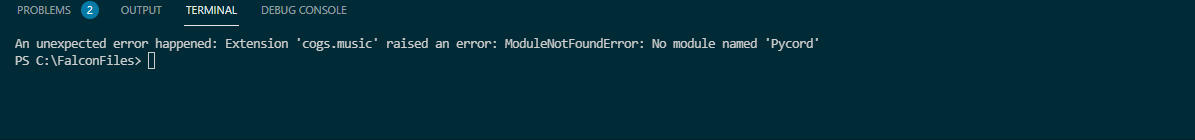 ModuleNotFoundError: No module named 'Pycord' · Issue #12 · Pycord-Development/Pycord.Wavelink ...