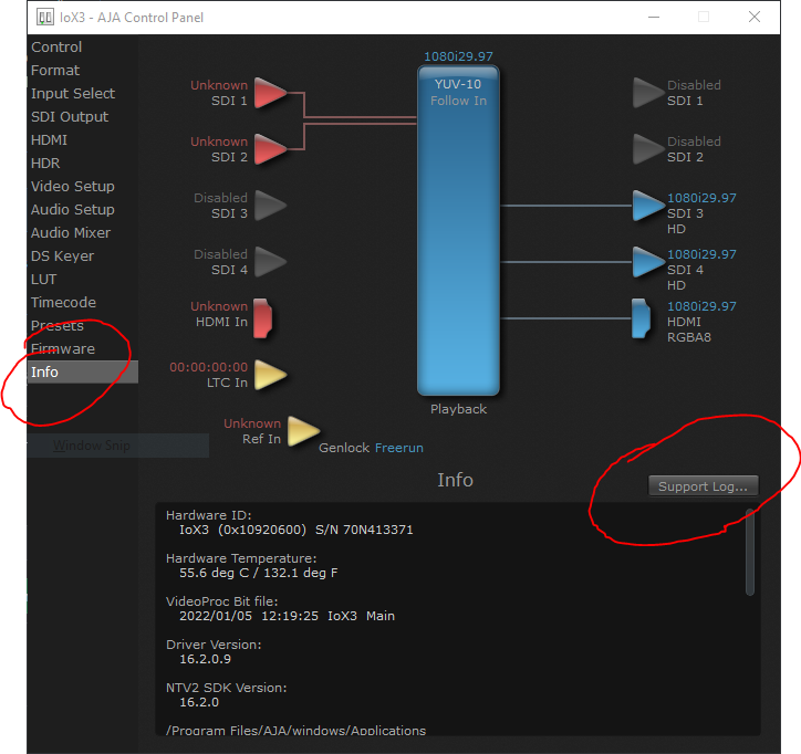 aja: Not detecting input from all ports with Corvid44 · Issue #6075 · obsproject/obs-studio · GitHub