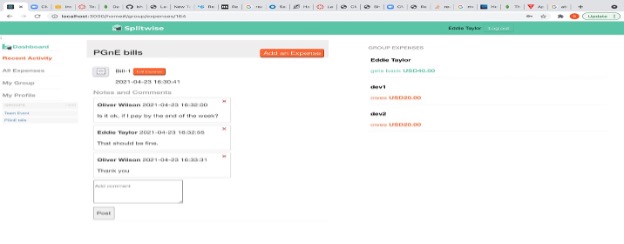 GitHub - bharathjagini/Splitwise
