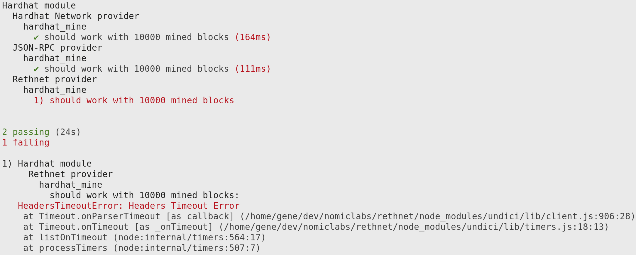 `hardhat_mine` is slow · Issue #157 · NomicFoundation/edr · GitHub