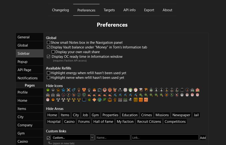 Dark mode for settings page · Issue #271 · Mephiles/torntools_extension · GitHub