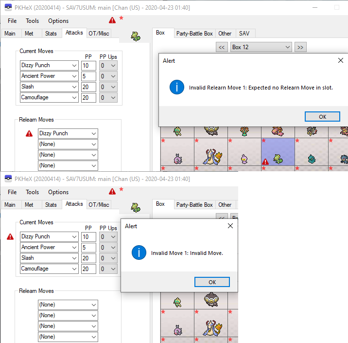Dex Nav Kecleon Flagged as Illegal · Issue #2837 · kwsch/PKHeX · GitHub