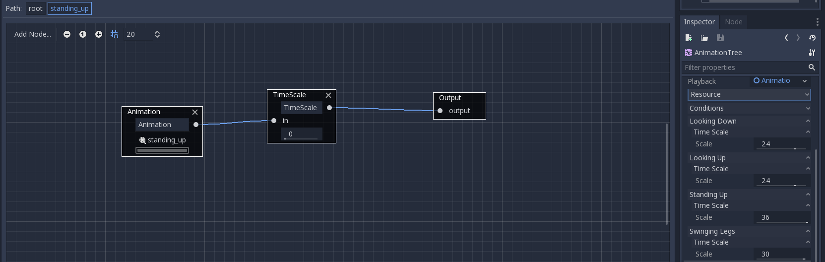 AnimationTree TimeScale node shows incorrect previously set value · Issue #29436 · godotengine ...
