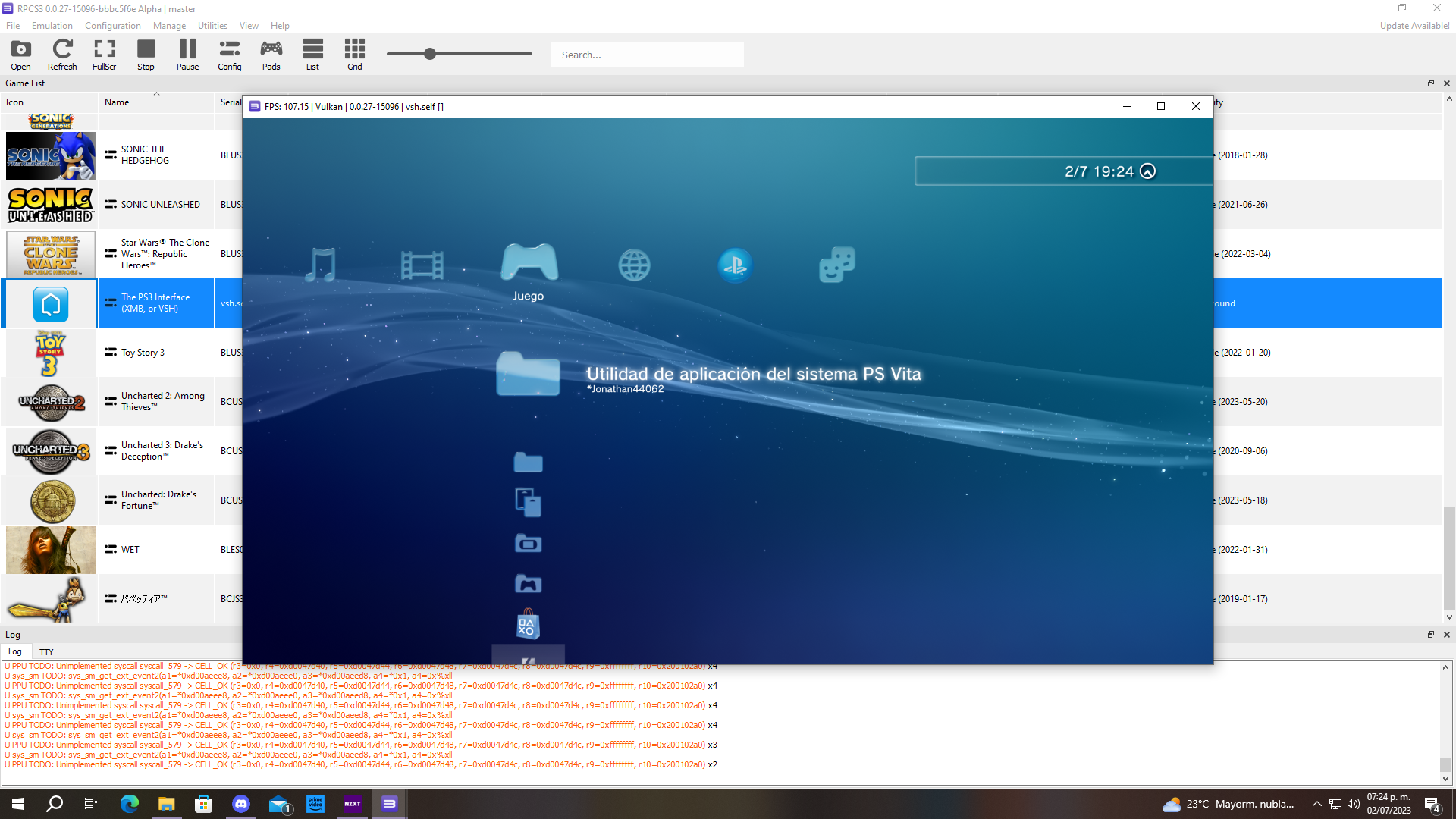 Regression Xmb Stopped Working 14090 · Issue 14123 · Rpcs3rpcs3 · Github 