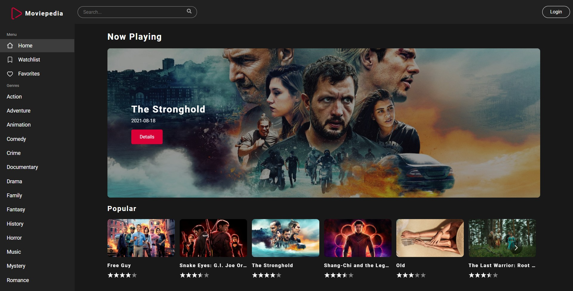 GitHub - vjvic/moviepedia