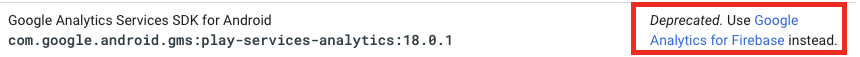 play-services-analytics is deprecated · Issue #167 · adjust/react ... play-services-analytics is deprecated · Issue #167 · adjust/react ...