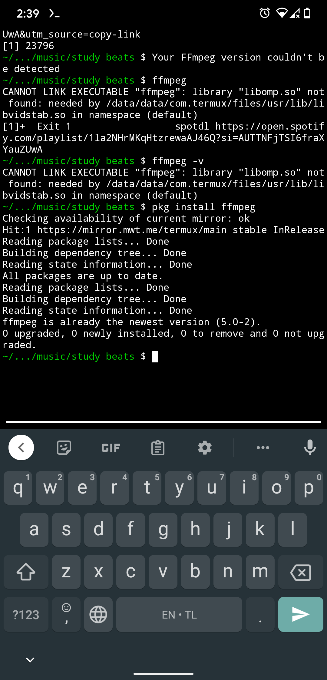 ERROR: Could not build wheels for cmake, ninja, which is required to install pyproject.toml ...