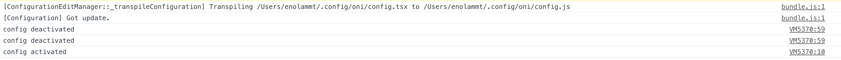 After config.tsx is changed. config.js is not re-generated · Issue #1934 · onivim/oni · GitHub