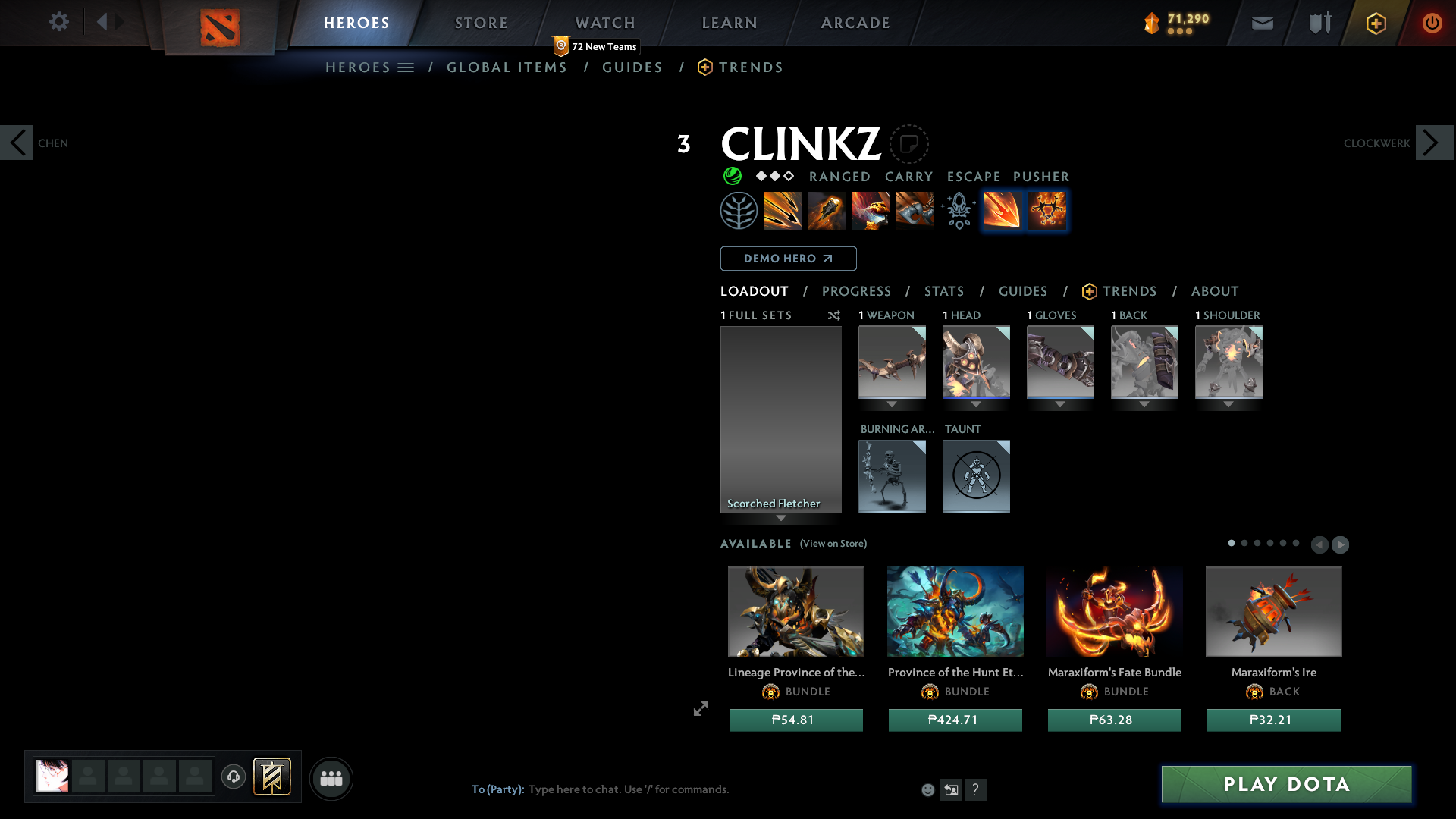 Featured heroes and heroes not showing in the menu · Issue #8281 ...