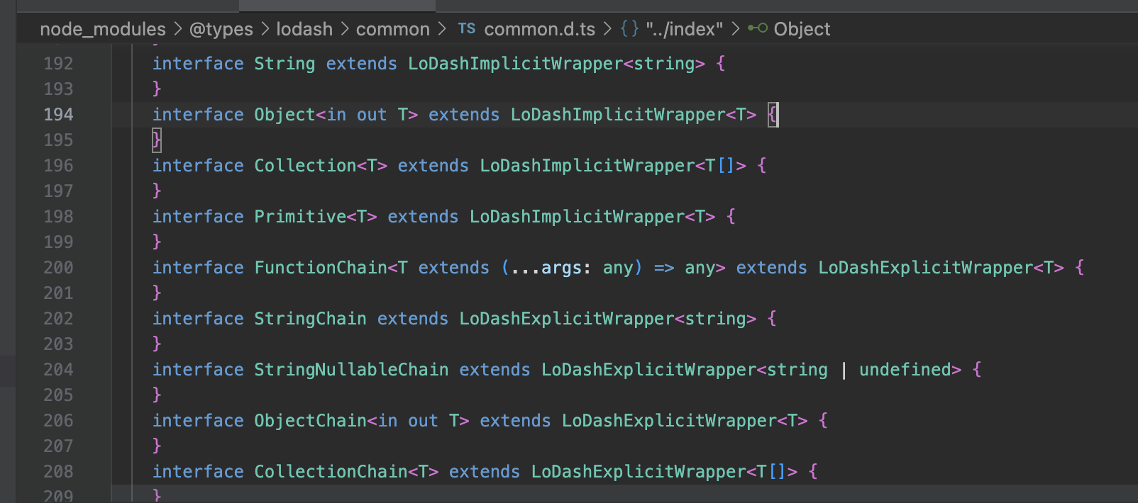 @types/lodash@4.14.187 compilation issue · Issue #63022 · DefinitelyTyped/DefinitelyTyped · GitHub
