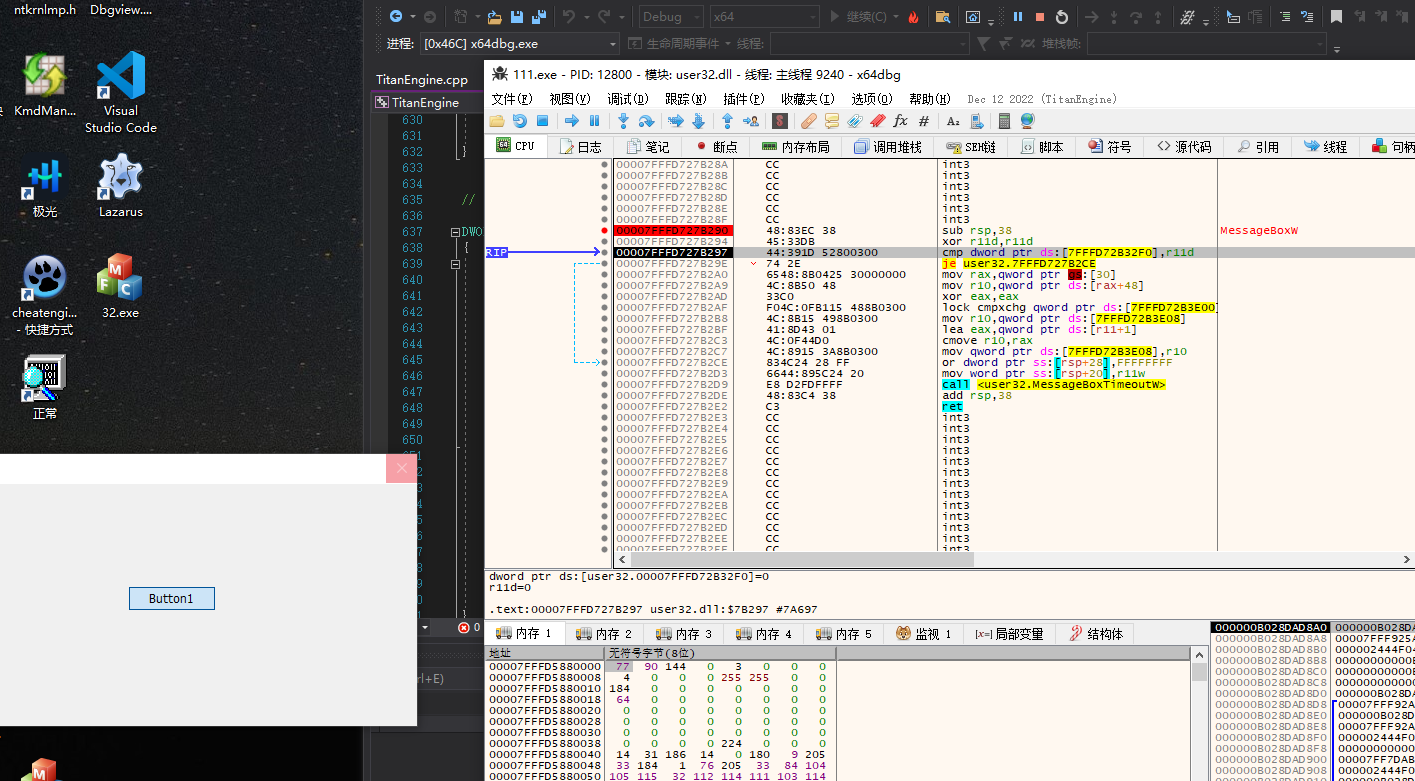 GitHub - ilovecsad/x96dbg-Veh
