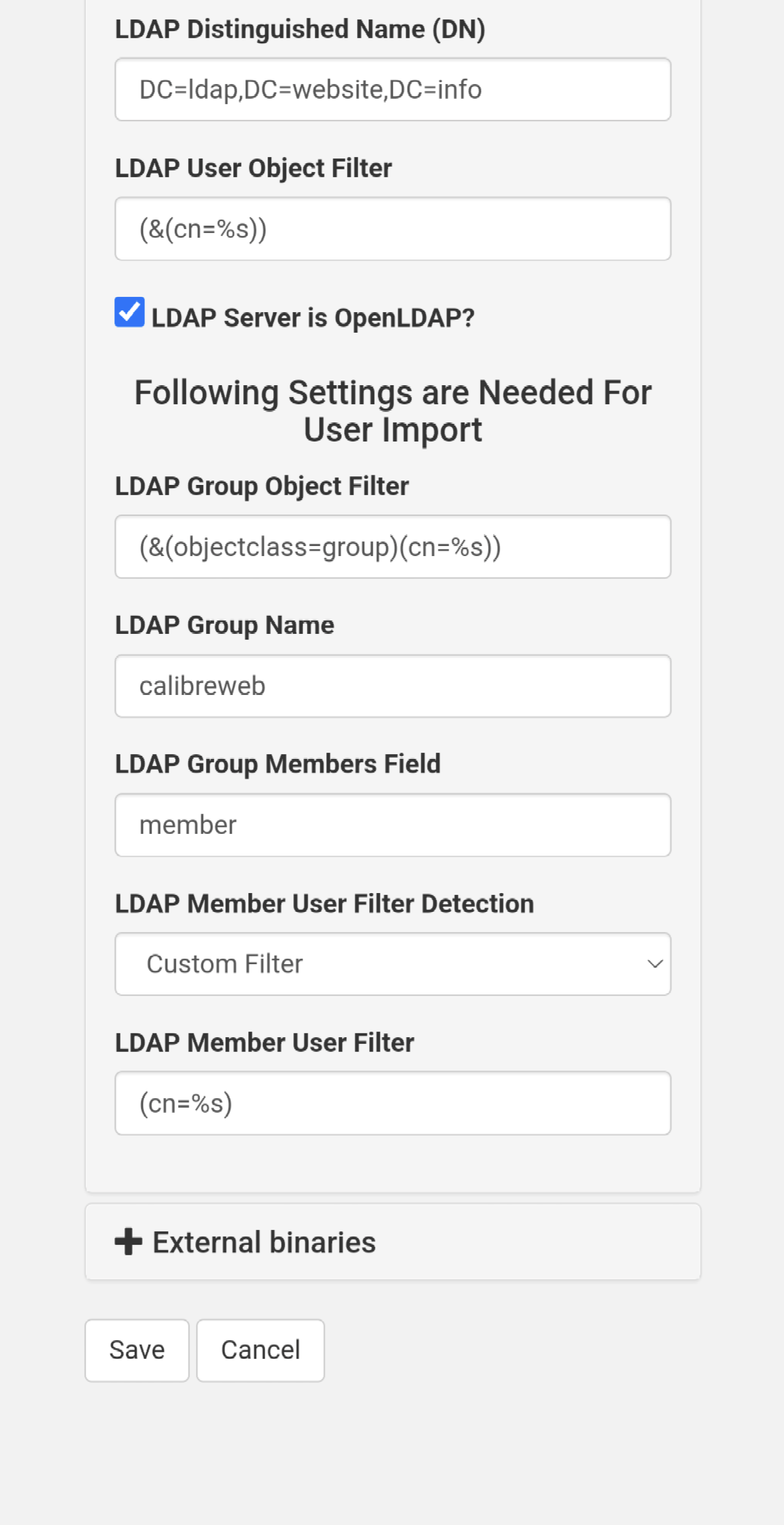 LDAP user import error · Issue #2713 · janeczku/calibre-web · GitHub