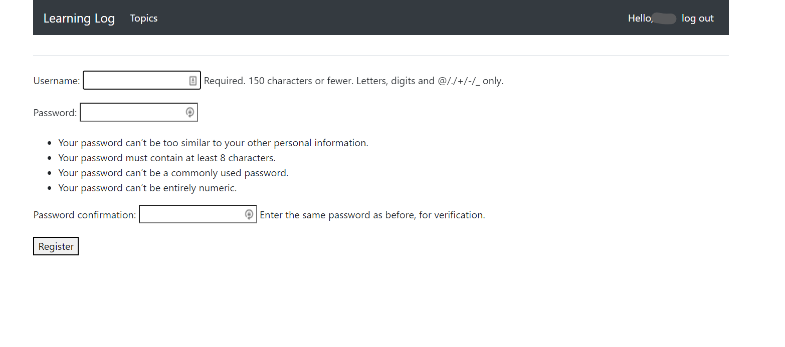 GitHub - rielara/learning_log: A simple web application that lets you keep track of information ...