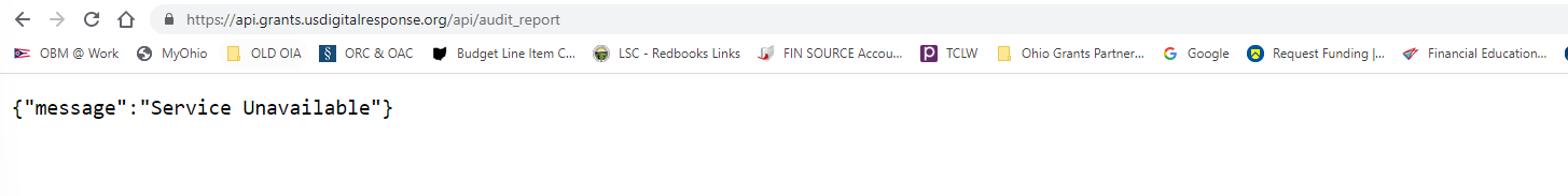 Audit Report not functioning in Production · Issue #1132 · usdigitalresponse/usdr-gost · GitHub
